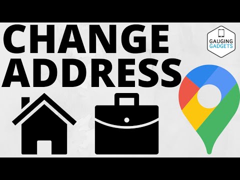 How To Change Home & Work Address in Google Maps App - iPhone & Android