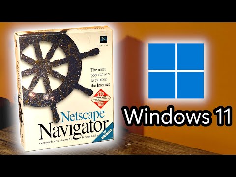 Using Netscape Navigator on Windows 11!