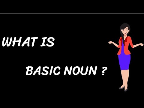 Noun || Grammar content || basic grammar || in english