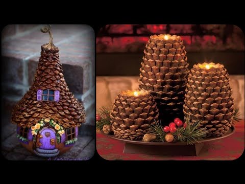 DIY Pine Cone Craft For Christmas||Amazing Pine Cone Craft Ideas