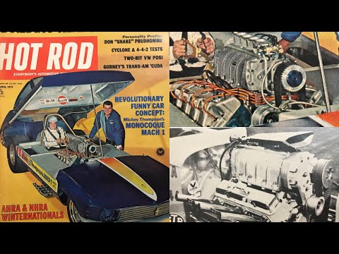 Hot Rod Magazine April 1970 Mickey Thompson