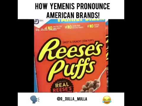 How Yemen's pronounce American brands