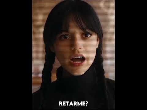 la voz de Merlina wow y su belleza #merlina #wednesdayaddams #shorts