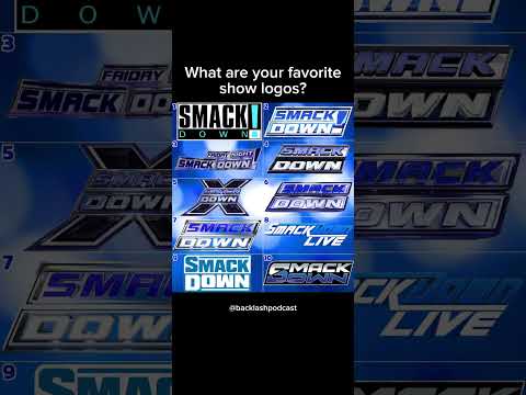 What are your favorite brand logos? #wwe #wrestling #logo #raw #smackdown #nxt #favorite #2000s