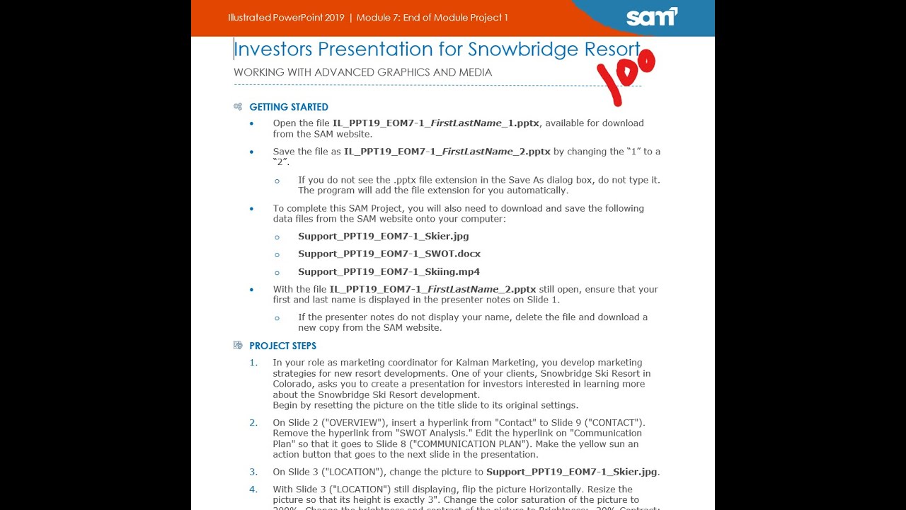 Illustrated PowerPoint 2019 | Module 7: End of Module Project 1