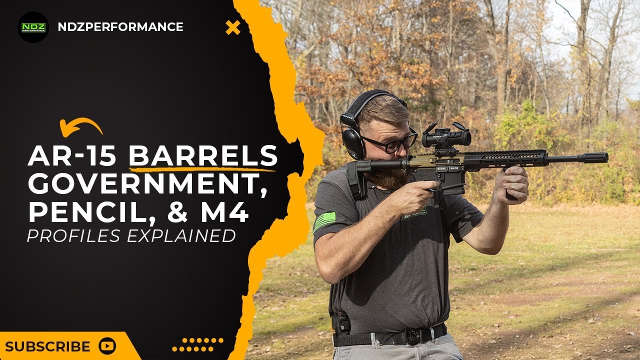 AR-15 Barrel Profiles: Government, Pencil, M4 - NDZ
