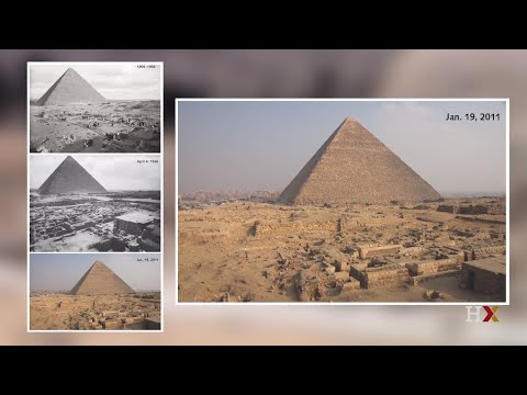 Virtual tour of the Pyramids of Giza, Egypt | Breaking through History