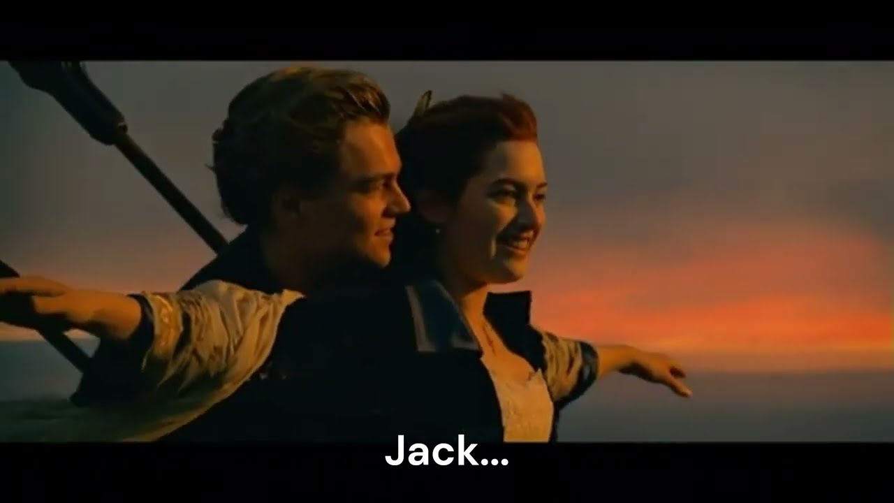 BEST OF TITANIC scene/DI CAPRIO for your exclusive GIF!