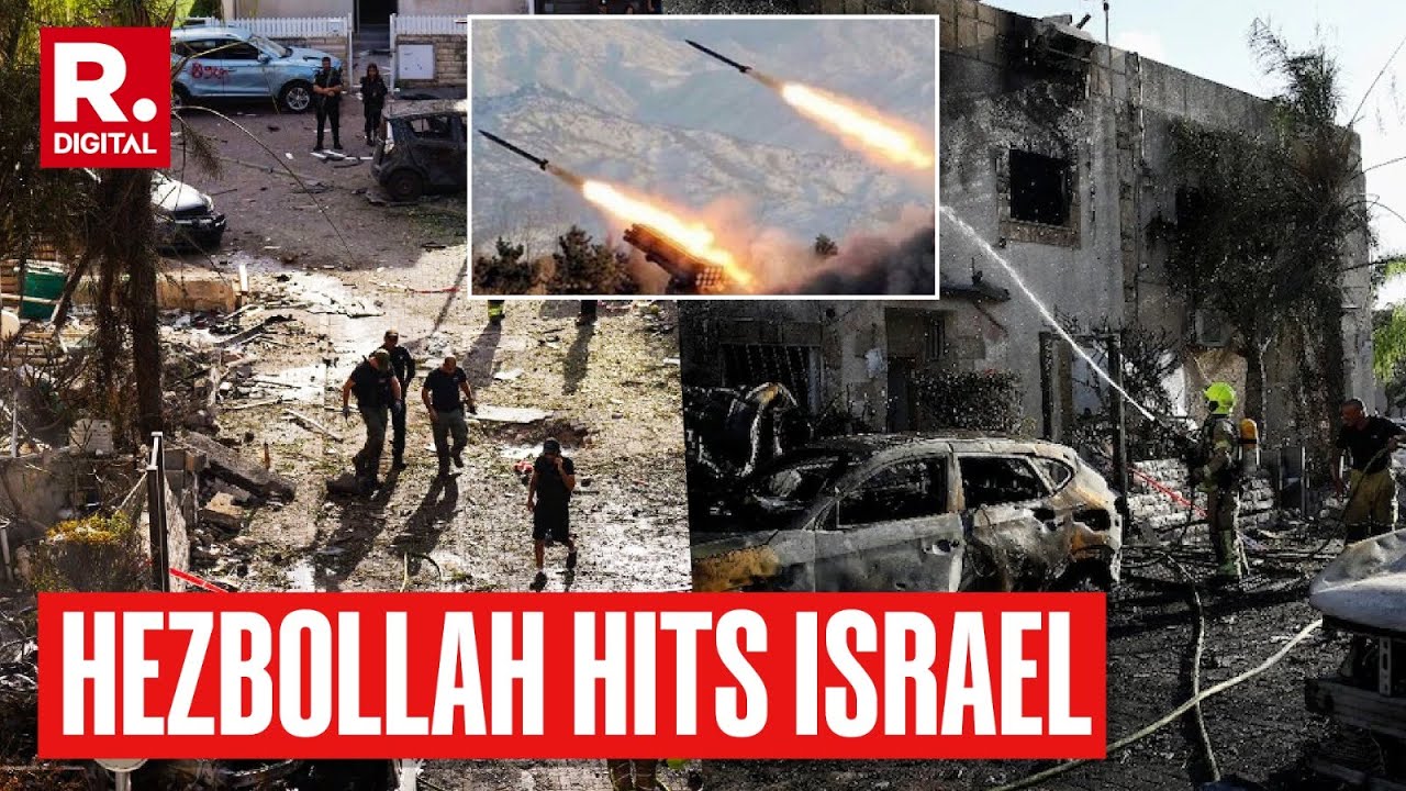 Hezbollah Fires More Than 100 Projectiles Into Israel After IDF Strikes | Hezbollah VS Israel
