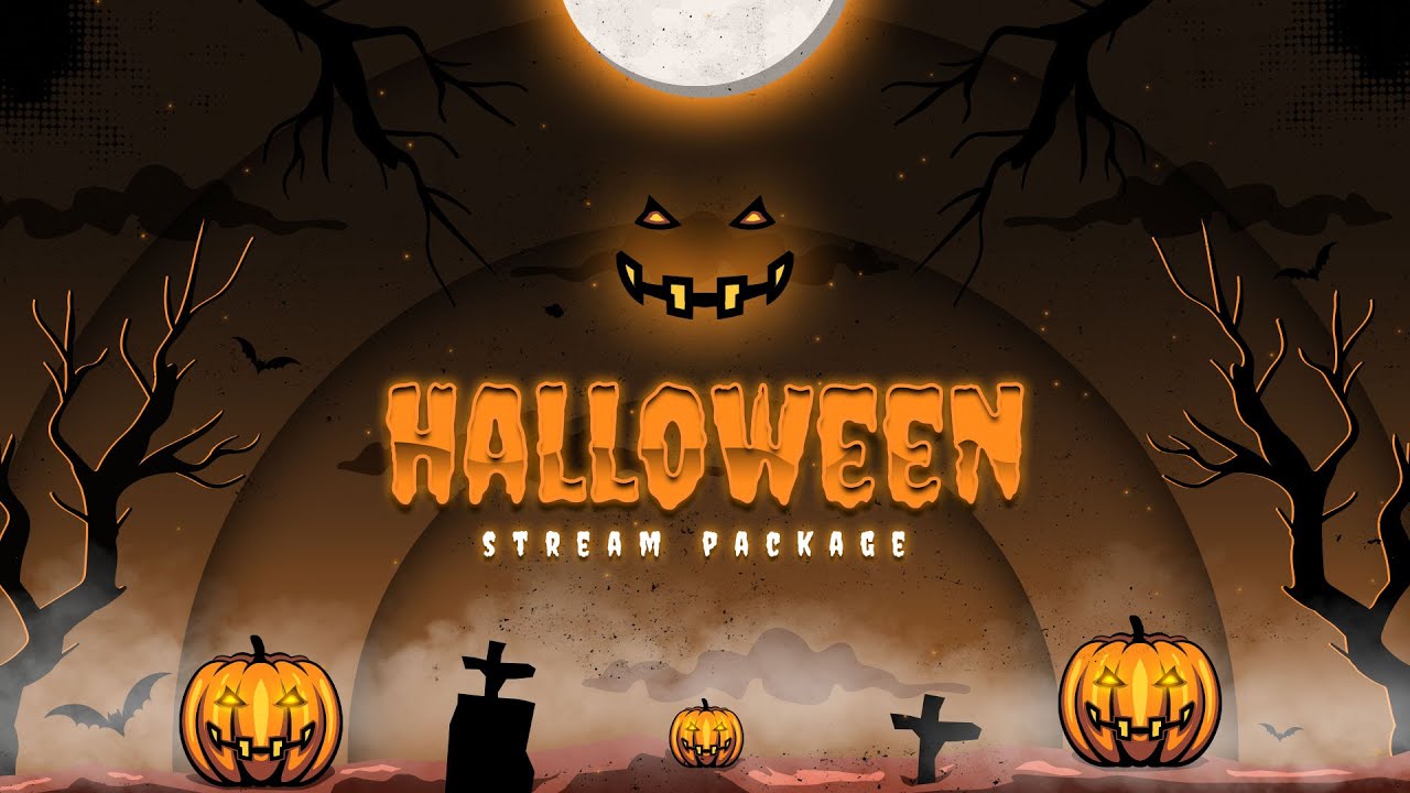 Halloween, Stream Overlay : Spooky Stream Package