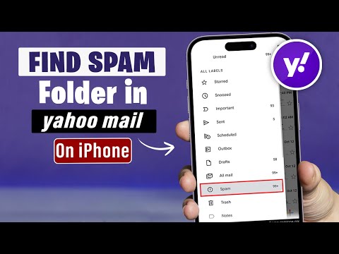 How to find spam folder in yahoo mail on iPhone/iPad
