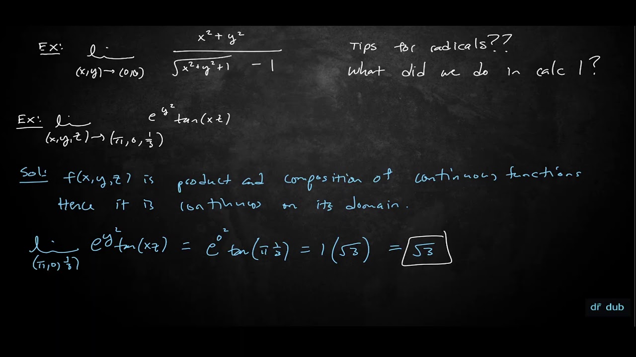 Multivariable Limits Part 2