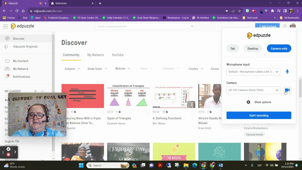 Tech Tip Edpuzzle Recording Videos