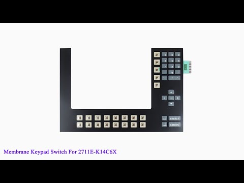 2711E-K14C6X Membrane keypad for 2711EK14C6X PanelView 1400E Keyboard Switch