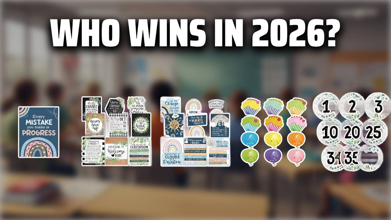 The Top 5 Best Classroom Decor in 2026 - Must Watch Before Buying!