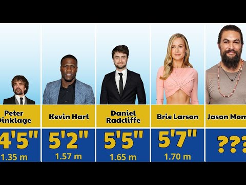 500 Shocking Heights of Hollywood Actors 😲 Shortest to Tallest #3