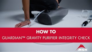 Guardian Gravity Water Purifier | MSR – Cascade Designs