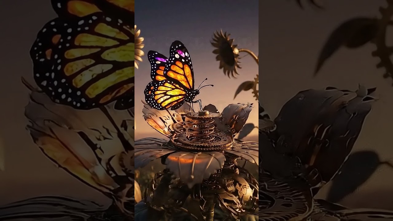🦋 Clockwork Garden Butterfly - Steampunk Nature Magic ⚙️