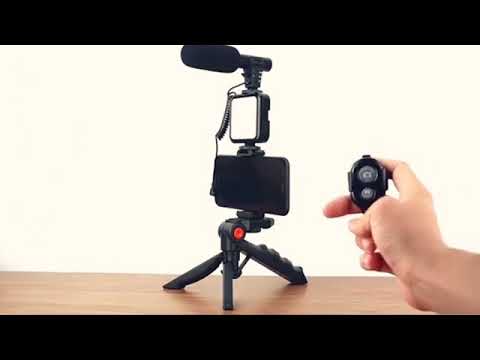 Kit-01LM Telephone Tripod Fill Light Microphone Kit Vlog Live Streaming Kit