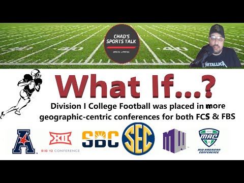 What If.. Division I College Football was regionalized?
