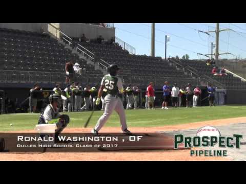 Ronald Washington Prospect Video, OF, Dulles High School Class of 2016