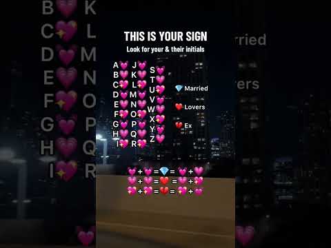 THIS IS YOUR SIGN (Look for your & their initials)