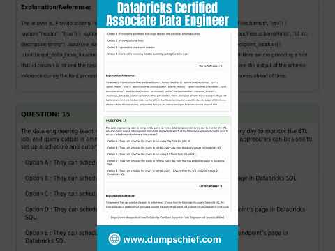 Databricks Certified Data Engineer Associate Exam | Databricks-Certified-Associate-Data-Engineer