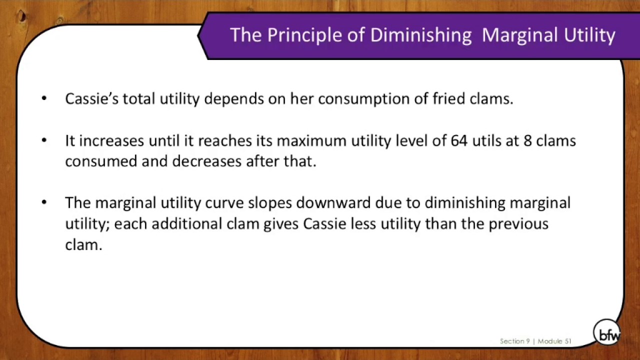 Module 51 - Utility Maximization