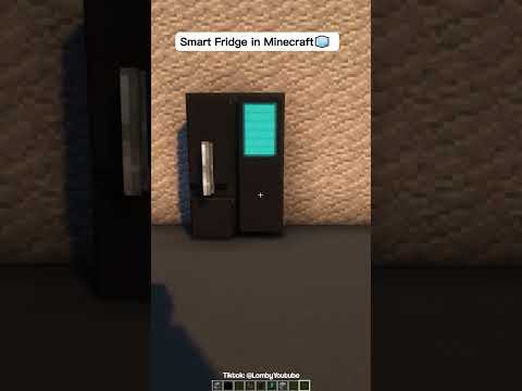 Minecraft: Modern Smart Fridge | #shorts