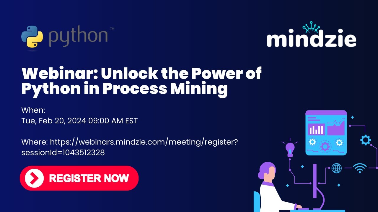 Unlock the Power of Python in Process Mining: Exclusive Webinar by mindzie