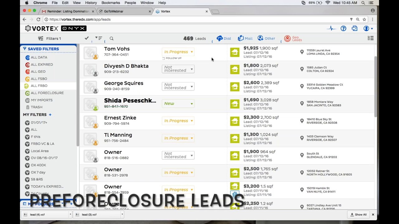 Preforeclosure Lead Prospecting Script Demo