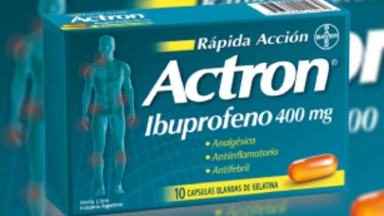 Actron ibuprofeno 400mg