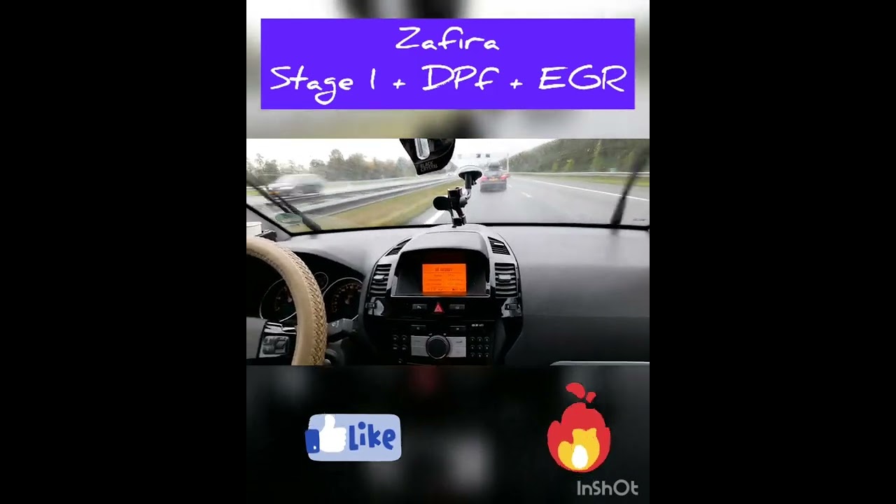 #chiptuning  STAGE 1 + EGR + DPF ZAFIRA