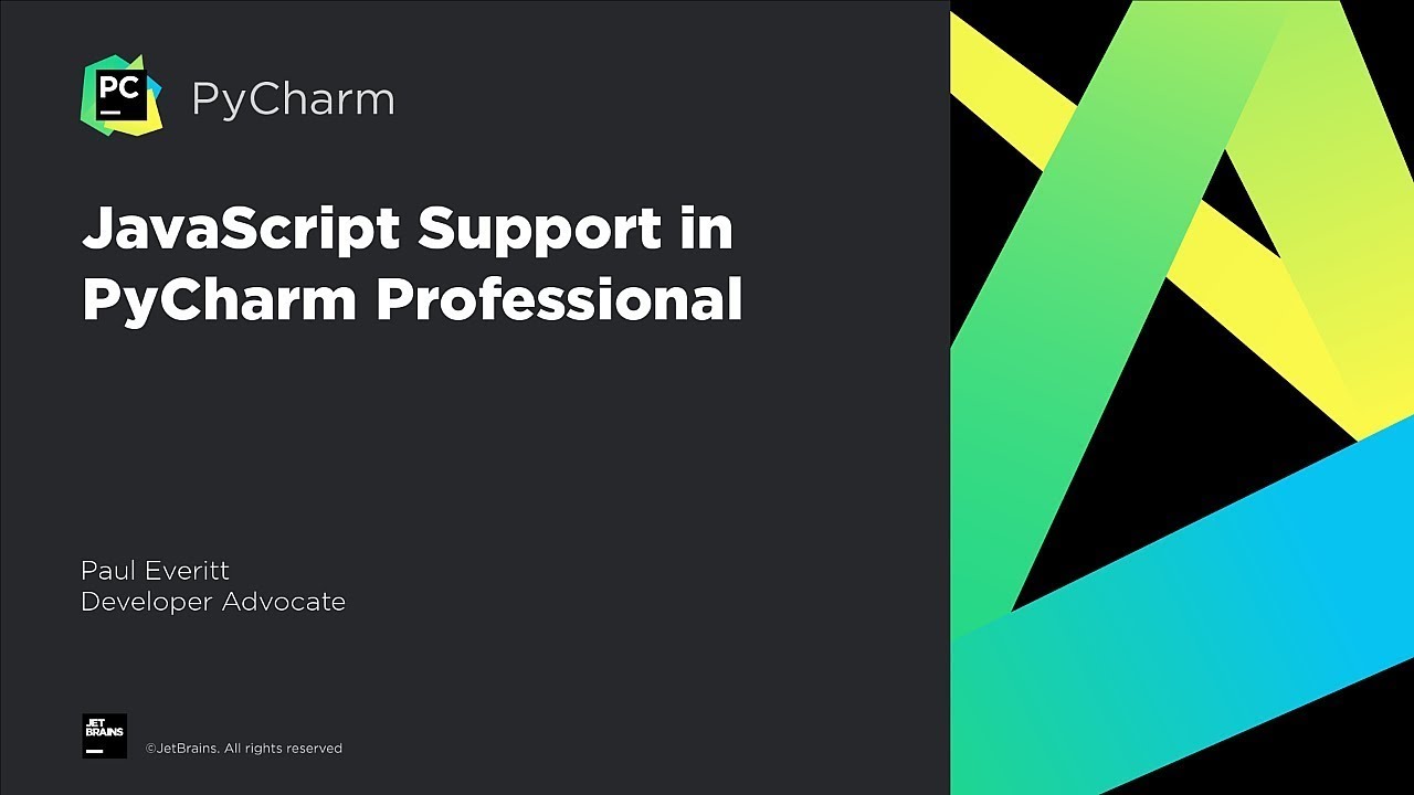 JavaScript Support in PyCharm Professional