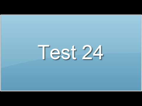 Test 24. Evaluation du raisonnement verbal, test de qi verbal