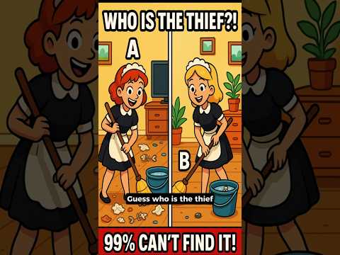 Guess who is the Thief? #logicpuzzles #brainteasers #riddle #viralshorts #viral #viralreels