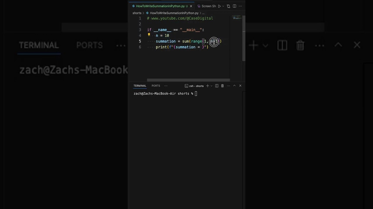 How To Write A Summation In Python