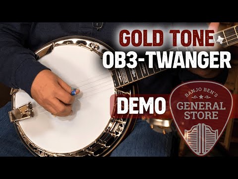 Gold Tone OB-3 Mastertone "Twanger" Banjo with Radius | Reverb