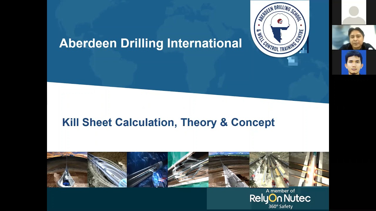 Preparing for well control Intro to Kill Sheet