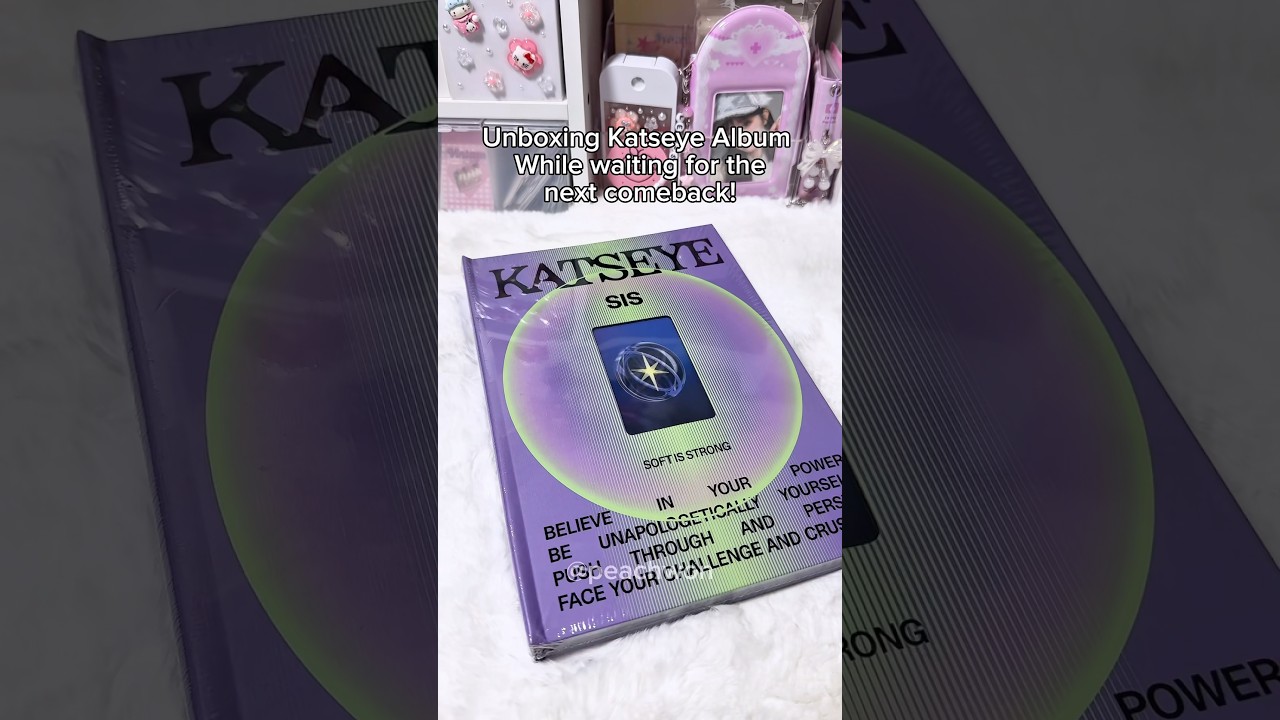Unboxing Katseye Album While waiting for the comeback