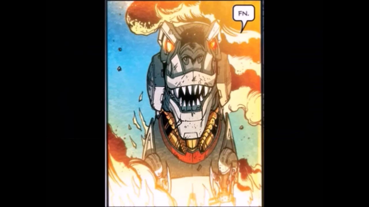 IDW:Grimlock Vs Dinobots!From Maximum Dinobots!