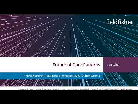 Privacy webinar: The future of Dark Patterns