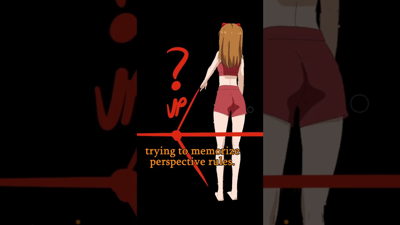 Mistake Drawing Perspective - Quick Art Tips #art #sketch #shorts #tutorial #drawingtutorial #anime