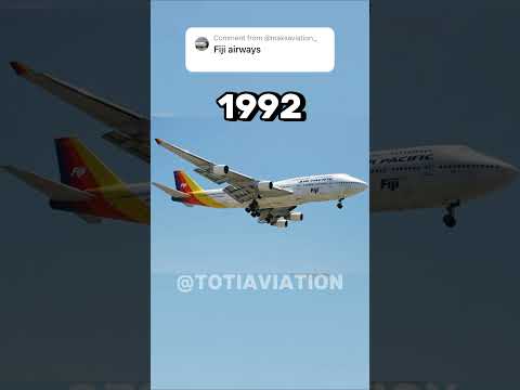 Evolution of Fiji Airways 🇫🇯 #aviation
