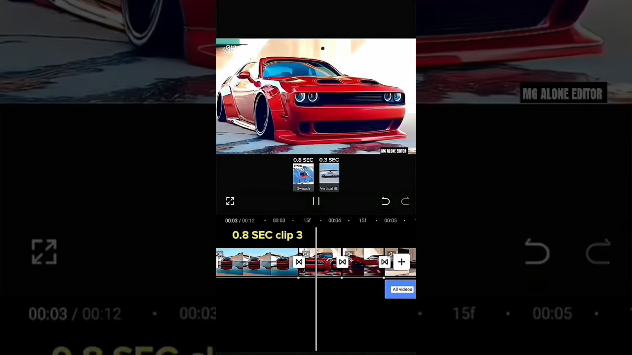 DODGE CAR EDITING TUTORIAL | CAPCUT EDITING | #shorts #viral #edit #tutorial