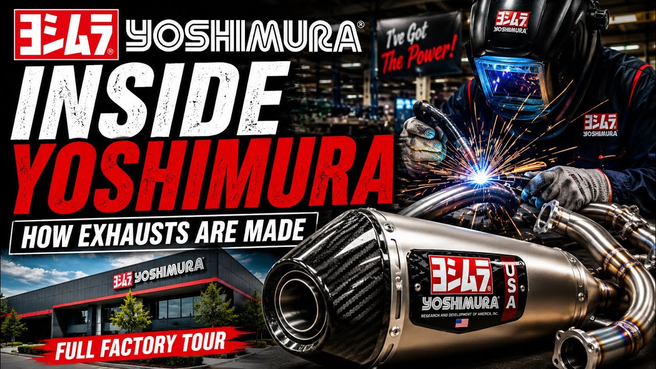 What REALLY Goes Into a Yoshimura Exhaust? This will blow your mind!! FULL FACTORY TOUR