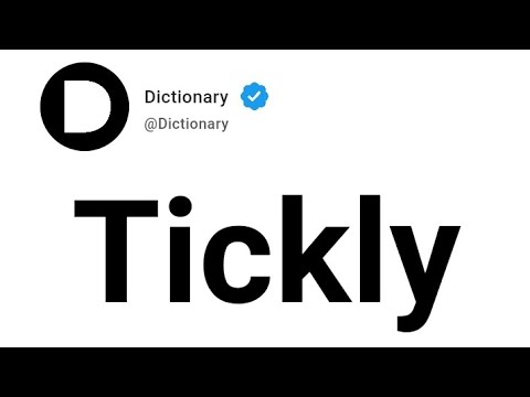 Tickly Meaning In English