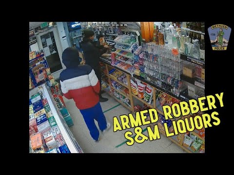 Armed Robbery S&M Liquors 47 Broadway St Methuen