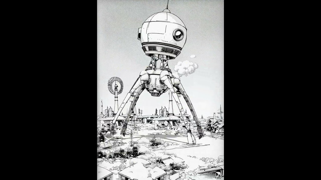 The Lost Robot: A Glimpse into a Whimsical, Futuristic World! 🤖🏙️