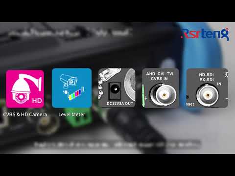 Coaxial Camera Test for IPC-9800 Pro serial camera testers